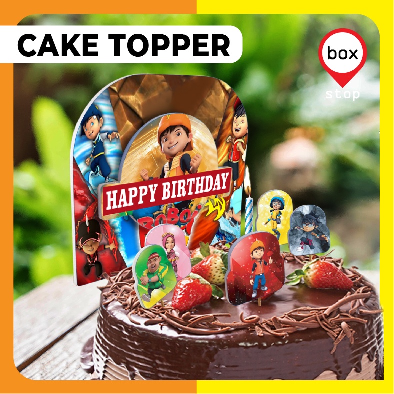 Jual Hiasan Kue Ulang Tahun - Cake Topper Happy Birthday - BOI BOI BOY ...