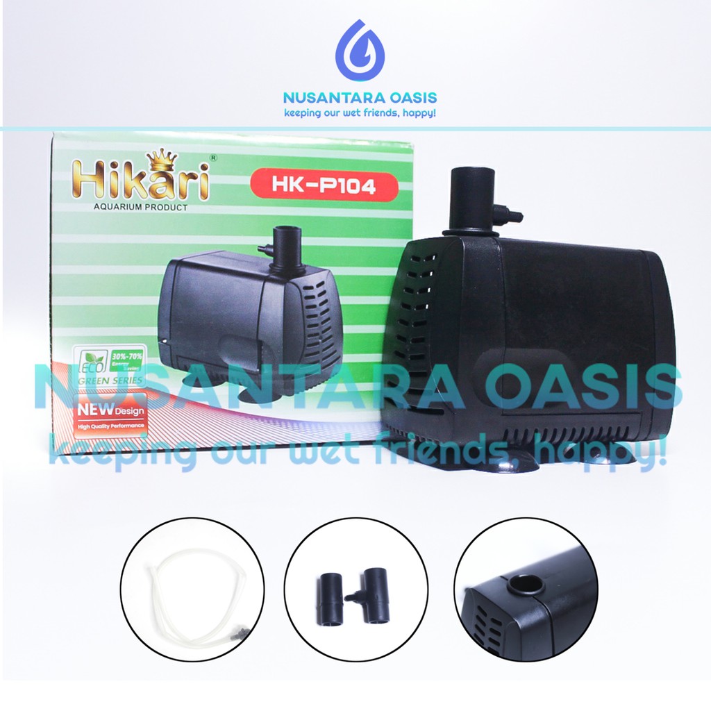 Jual POMPA AQUARIUM CELUP WATER PUMP HIKARI HK P 104 LOW WATT | Shopee Indonesia