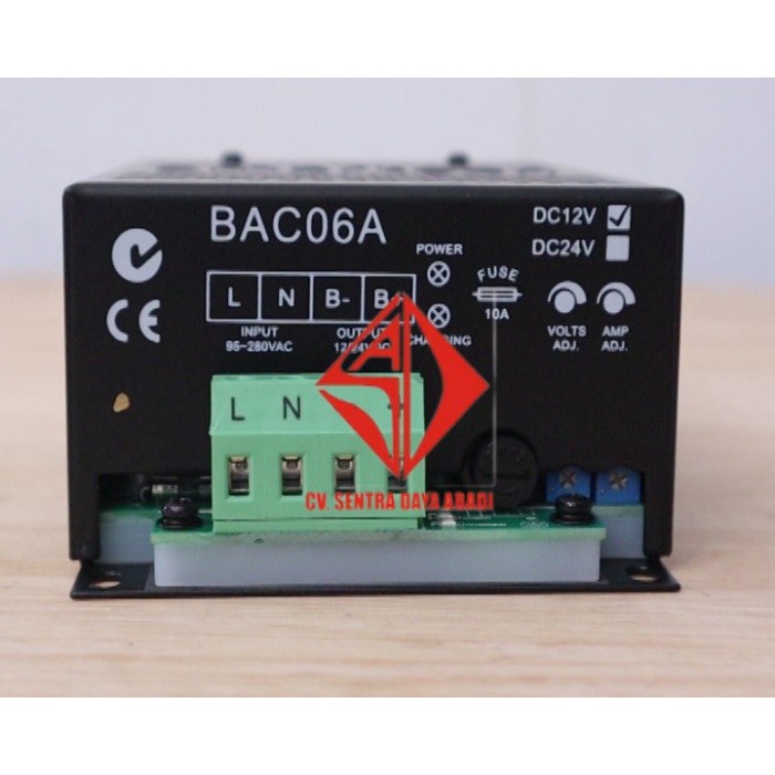 Jual BATTERY CHARGER SMARTGEN BAC06A 12V 5A 6A | Shopee Indonesia