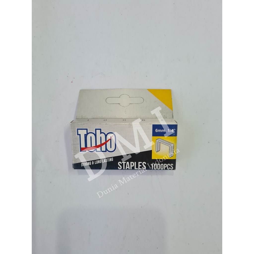 Jual Isi Staples Tembak TOHO 6mm | Refill Staple Gun Tacker | Air ...