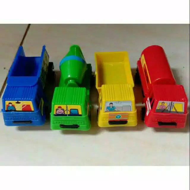 Jual Mainan Mobil Kontruksi stiker nempel sendiri ada mobil molen mobil ...