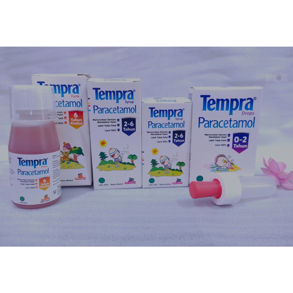 Jual Tempra Paracetamol Forte / Drops / Syrup - Syrup 60 ml-30ml ...
