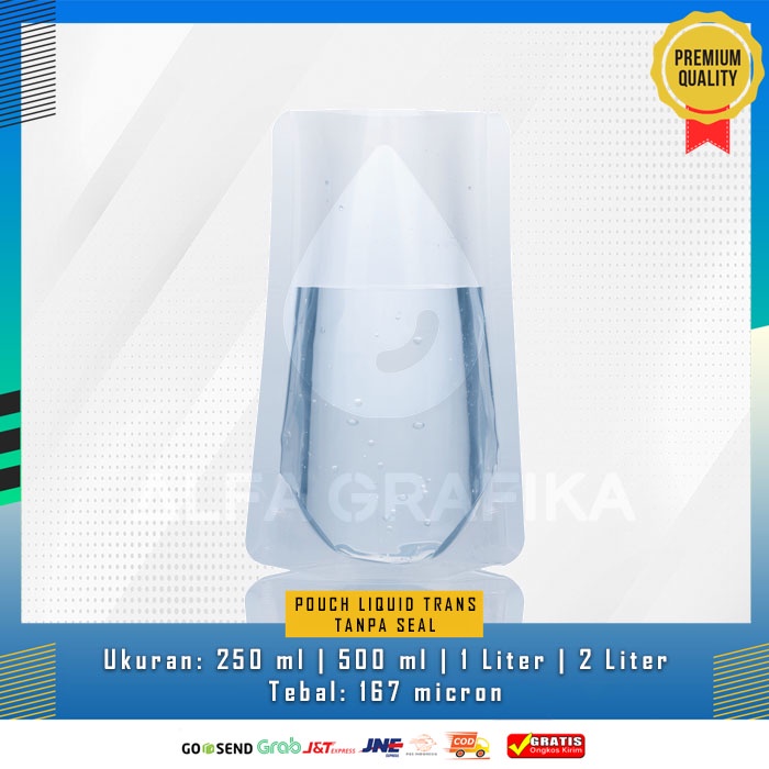 Jual Standing Pouch Liquid (KHUSUS CAIRAN) Ukuran 2 liter TANPA SEAL ...