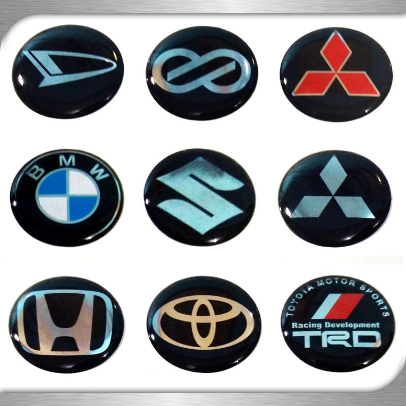 Jual Sticker Emblem Dop Velg Mobil Custom | Shopee Indonesia