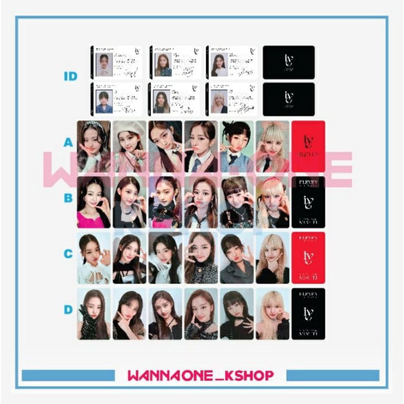 Jual photocard IVE eleven yujin gaeul rei wonyoung liz leeseo | Shopee Indonesia