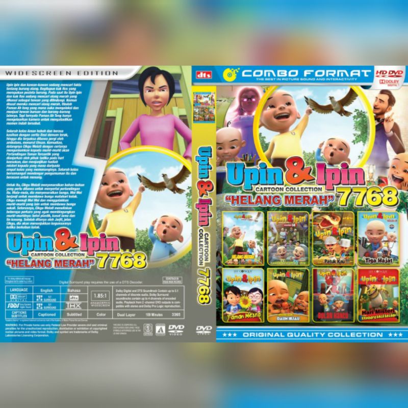 Jual Kaset Film Animasi Collection UPIN IPIN 7768 - HD | Shopee Indonesia