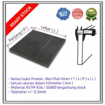 Jual Besi Plat 6mm x 150mm x 300mm | Shopee Indonesia