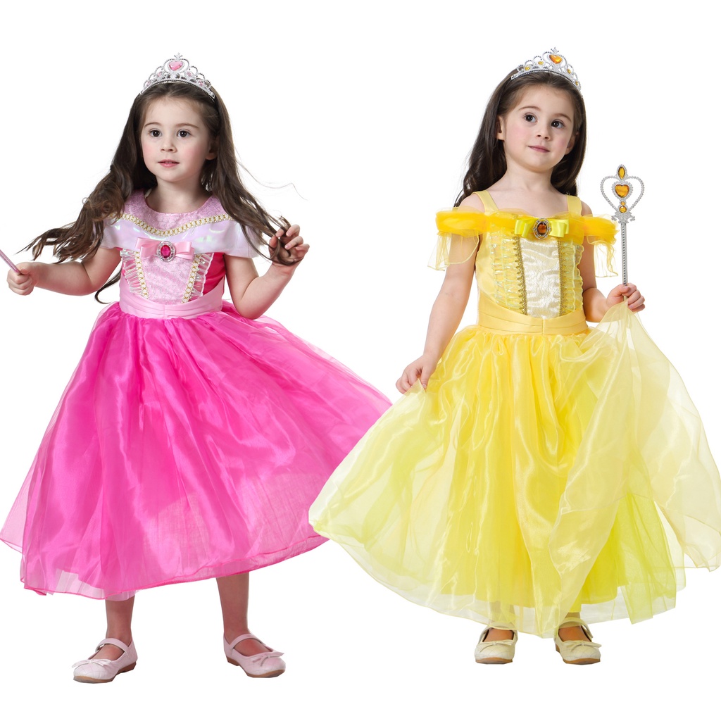 Jual Fairyland | Q96 Kostum Princess Belle Beauty Gaun Kuning Q98 Putri ...