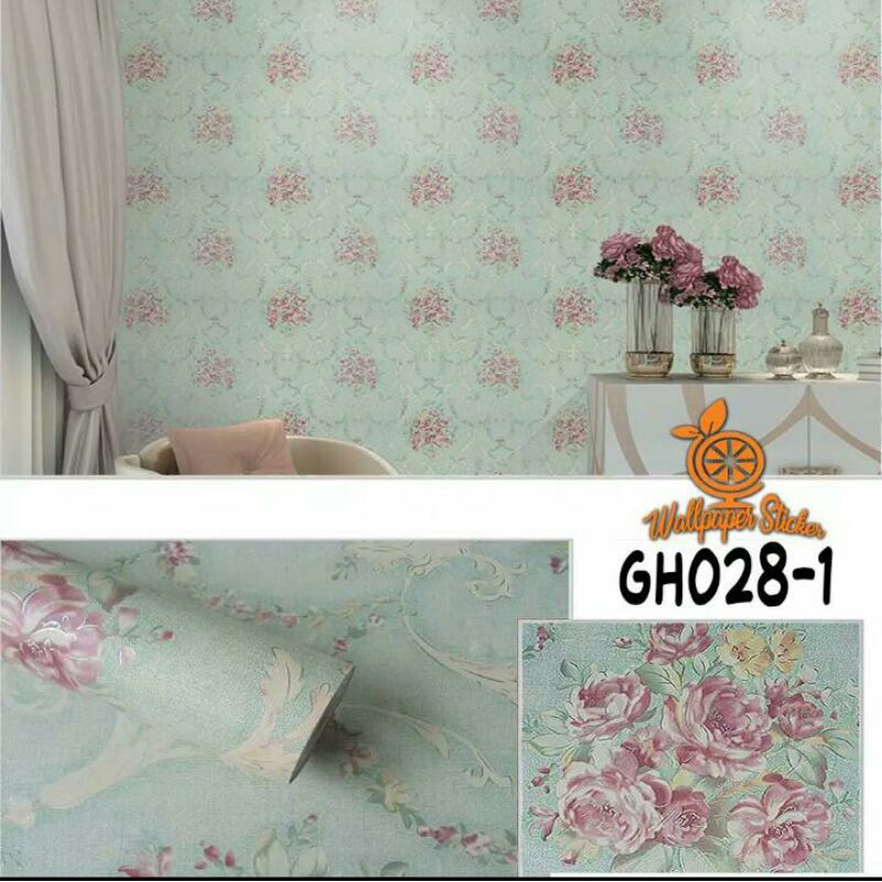 Jual wallpaper sticker uk 45cm x 10m | Shopee Indonesia