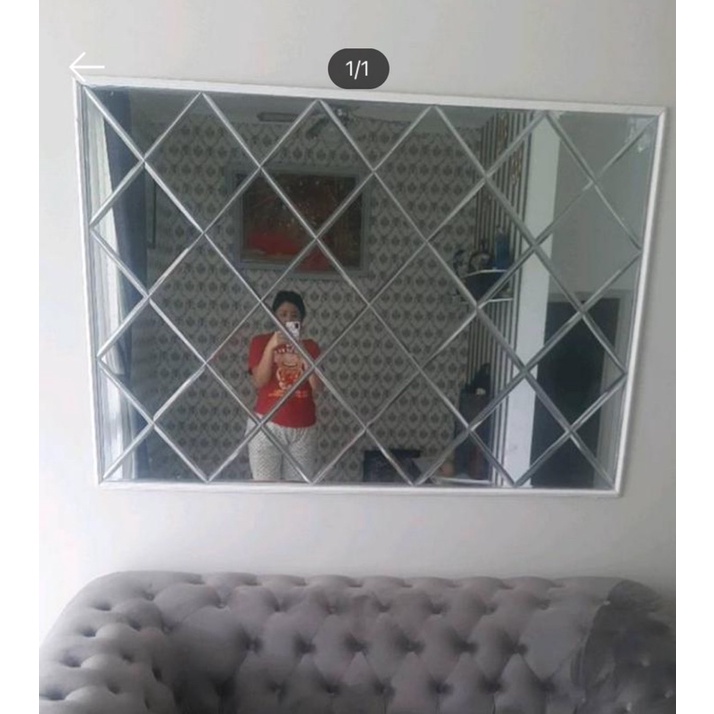 Jual cermin bevel set 100×150 belah ketupat 5mm ( ready ) | Shopee ...