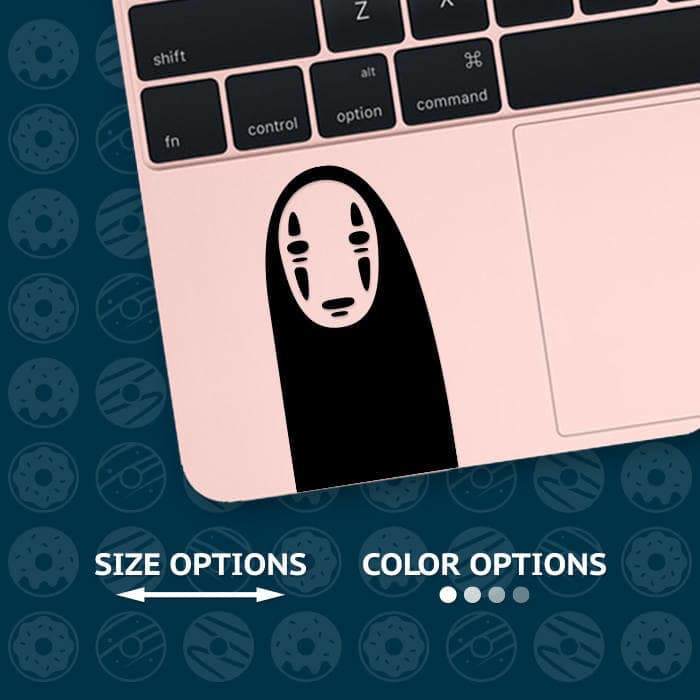 Jual Decal Sticker Laptop Stiker Lucu No Face Kaonashi Totoro Studio ...