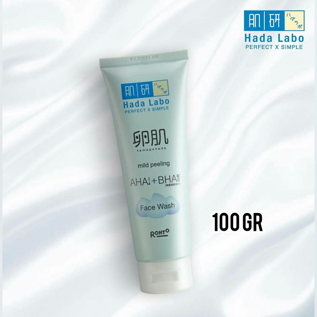 Jual HADA LABO Tamagohada Mild Peeling Face Wash 100 g | Shopee Indonesia