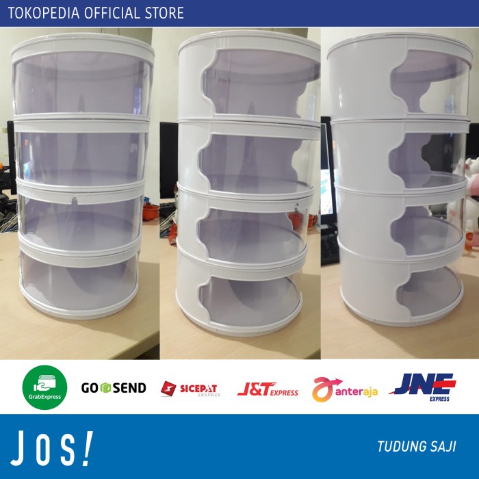 Jual v1fe0bc Food Storage Model Baru Tudung Saji Tempat Makan 4 Susun ...