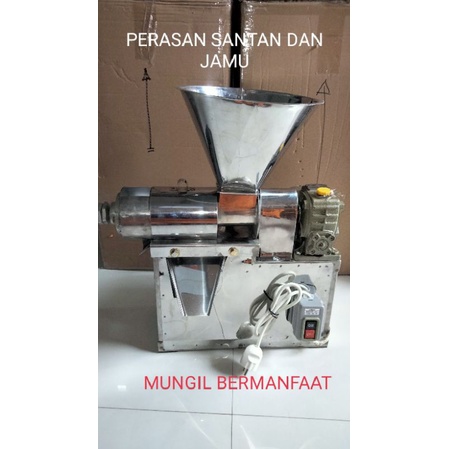 Jual MESIN PERAS SANTAN DAN JAMU JAMUAN STAINLIS | Shopee Indonesia