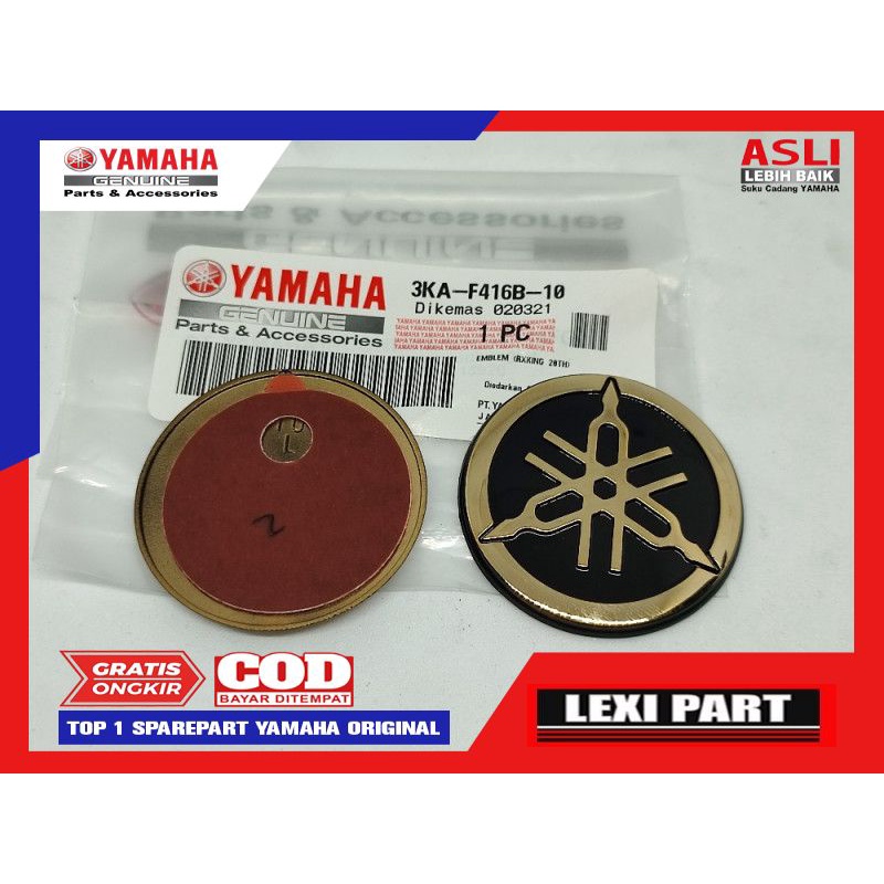 Jual Emblem Garputala Tangki Tank Logo Yamaha RXK RXKING Gold Original ...