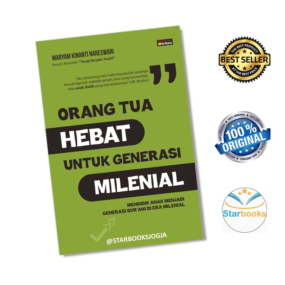 Jual NEW!! BUKU ORANG TUA HEBAT UTK GENERASI MILENIAL: MENDIDIK ANAK MENJADI GENERASI QUR'ANI ...