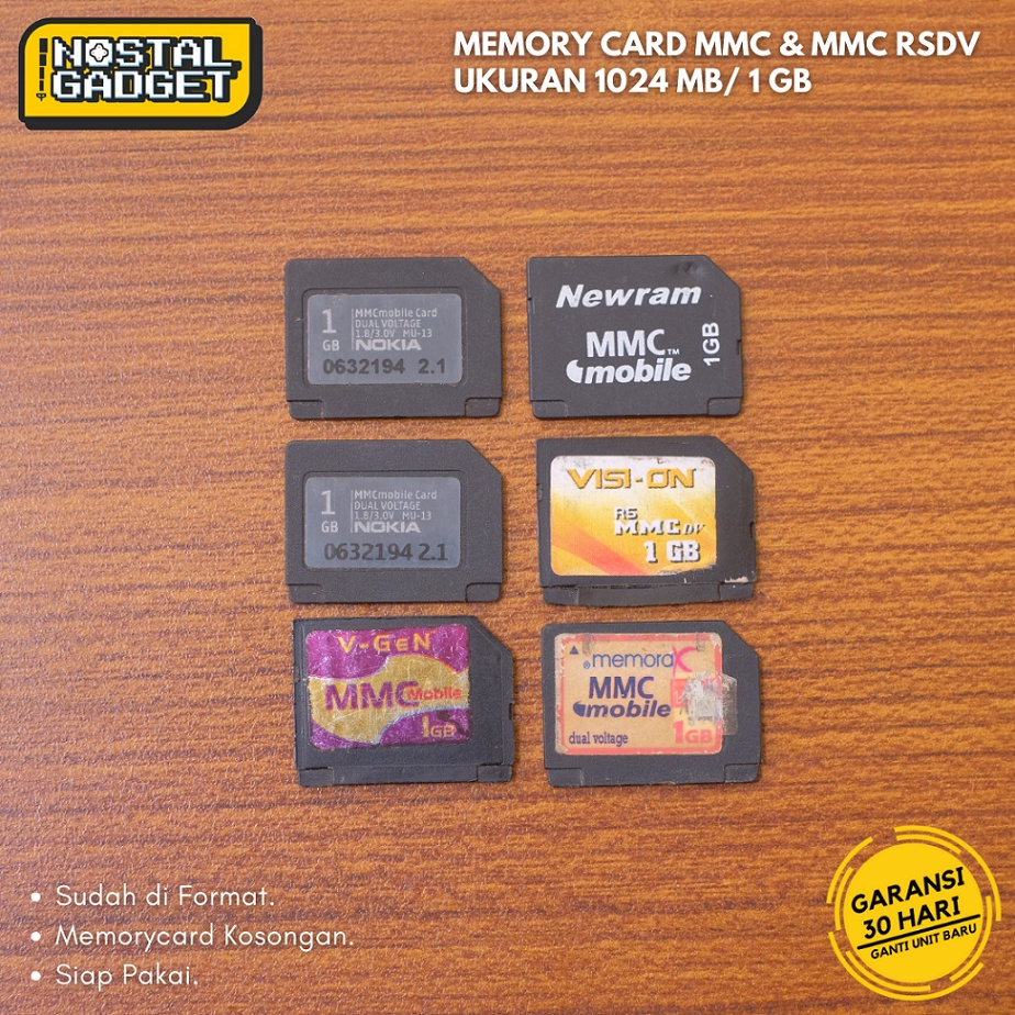 Jual Memory Card MMC RSDV Nokia Ngage QD 6600 6630 7610 9300 9500 N70 ...