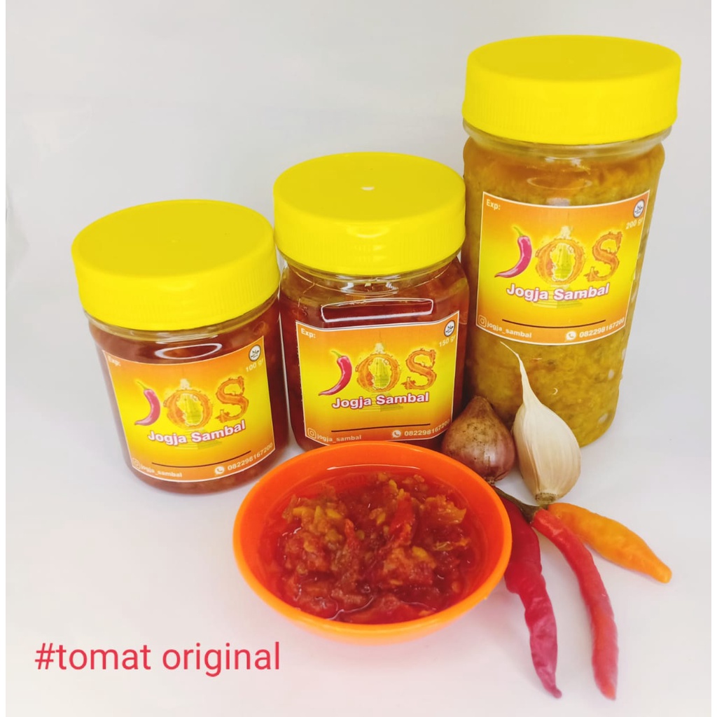 Jual Sambal Tomat Original by JOS ( Jogja Sambal ) | Shopee Indonesia
