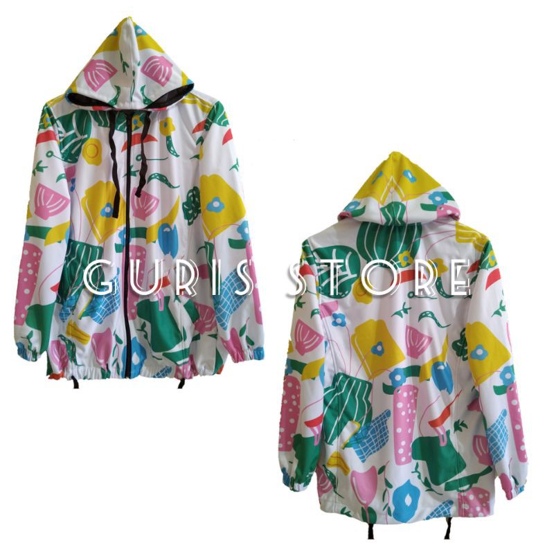 Jual Jaket Sepeda Printing Jaket Motif (Bahan Lotto) | Shopee Indonesia