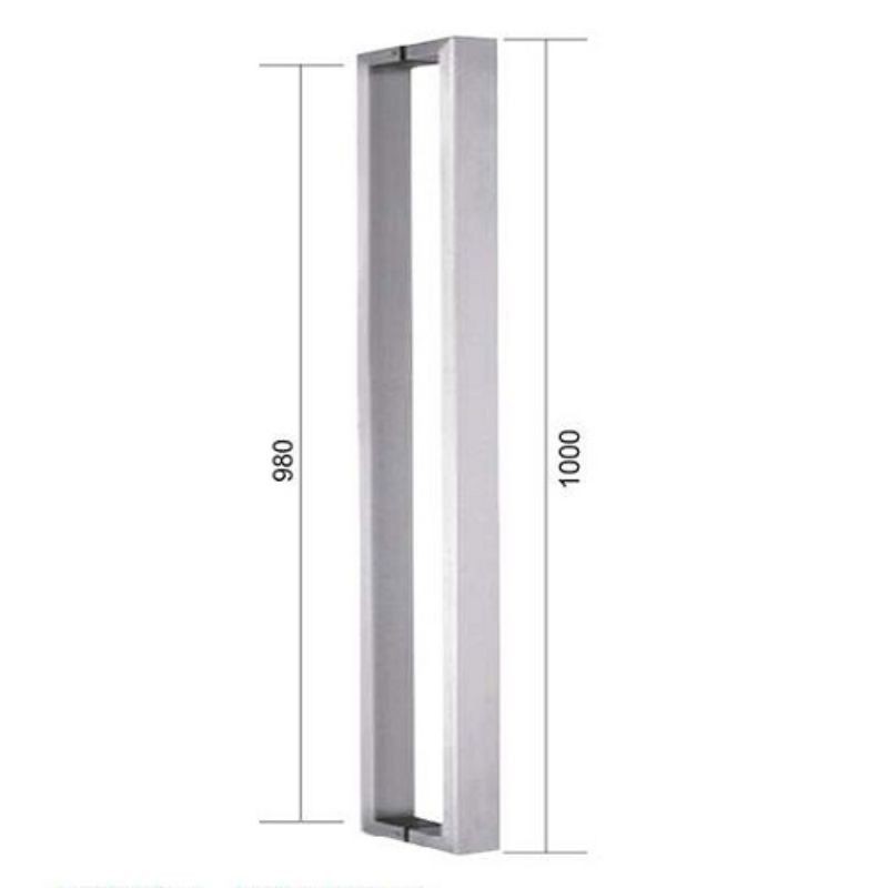 Jual Handle pintu kaca dan kayu stainless steel baut tembus bisa custom ...