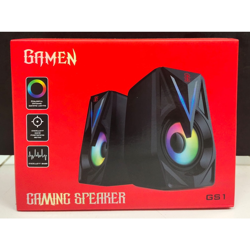 Jual SPEAKER GAMEN GS1 GAMING RGB | Shopee Indonesia