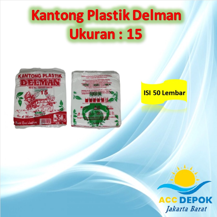Jual Hd Delman Uk 15 Ramah Lingkungan Kantong Plastik Kresek Go Green ...