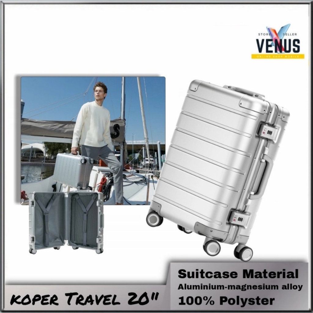 Jual Xiaomi koper Metal Luggage 20inch - Mi Koper Travel Suitcase ...