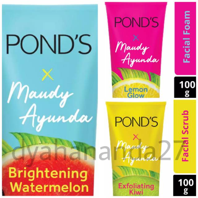 Jual Ponds X Maudy Ayunda Facial Foam 100g (PRODUK BARU) | Shopee Indonesia