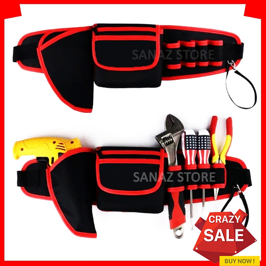 Jual Tas Perkakas Pinggang Wadah Alat Kerja Tas Sabuk Alat Obeng Tas ...