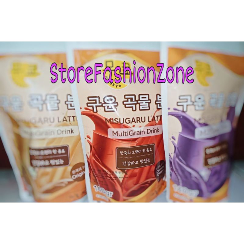 Jual Minuman Korea terbaru MISUGARU LATTE Multigrain Drink | Shopee ...