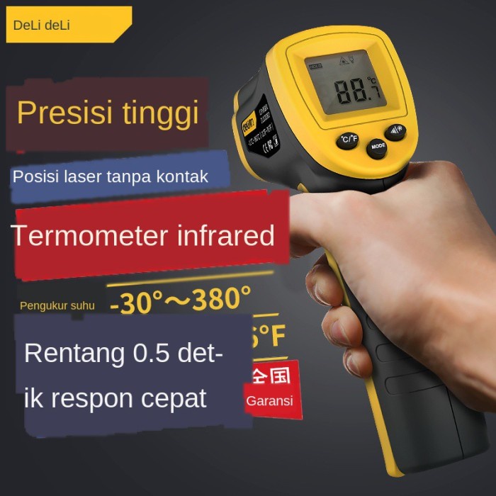 Jual Laihoshope Termometer Deli Minyak Air Mengukur Tinggi Presisi ...