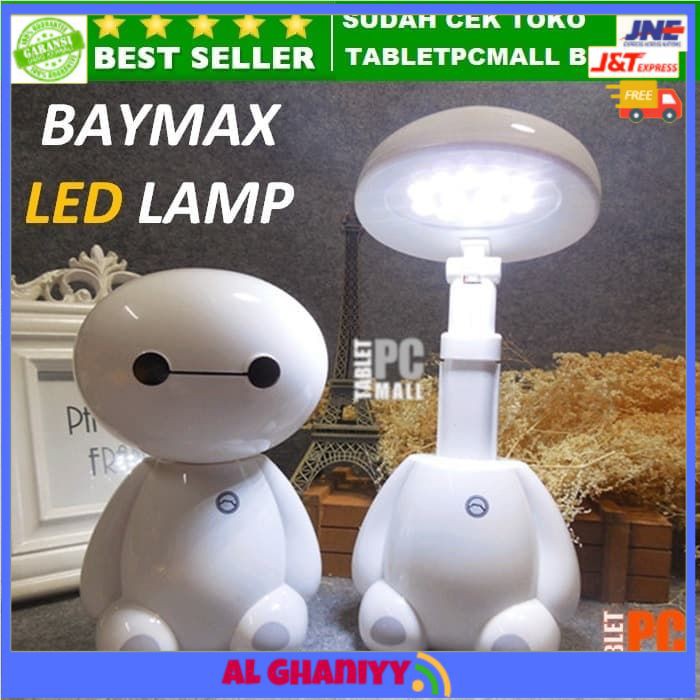 Jual Lampu Meja LED Boneka Baymax Desk Lamp 220V 12LED Flexible Length ...