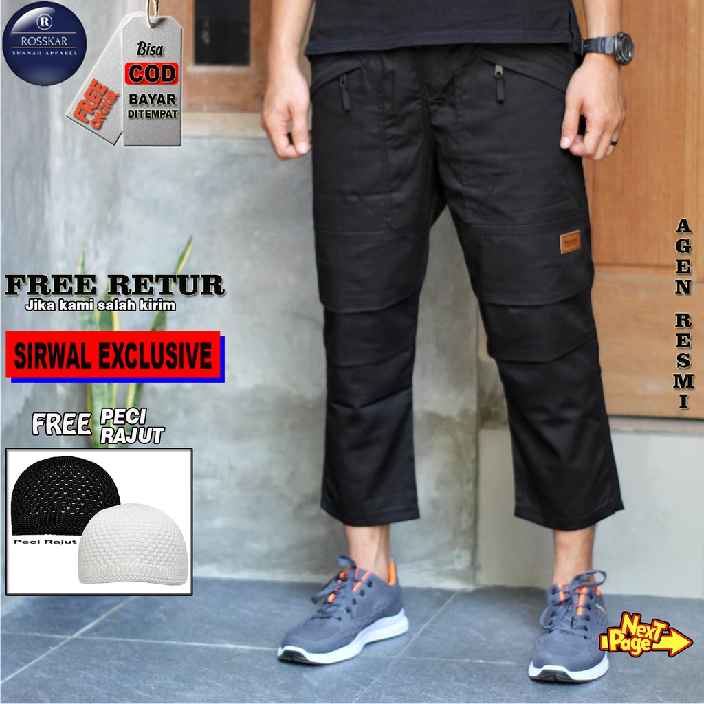 Jual Celana Muslim Sirwal Outdoor Tactical SKL DRILL Bahan Ripstop ...