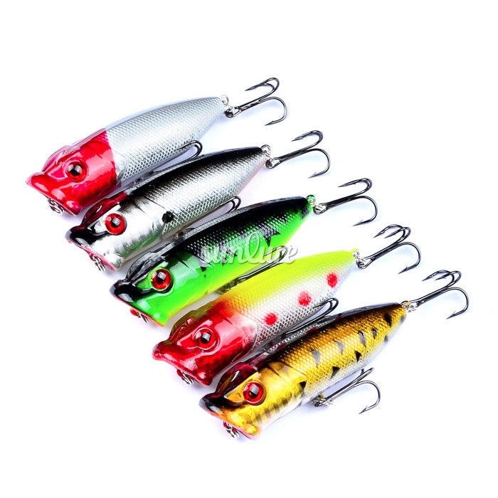 Jual Lure Popper Fishing Popper Umpan Memancing Ikan untuk Permukaan ...