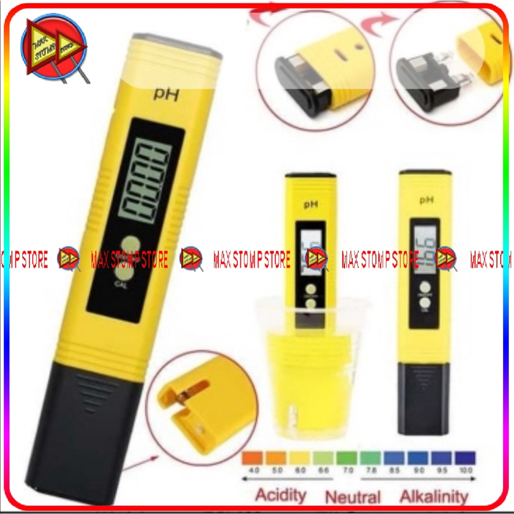 Jual PH Digital Tester PH Meter PH Ukur Alat Pengukur Keasaman Cairan ...