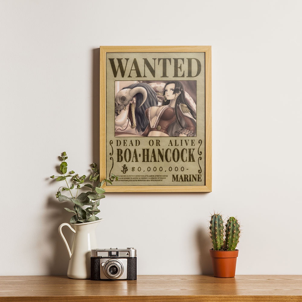 Jual Poster One Piece Bounty Boa Hancock Wanted Dekorasi Pajangan ...
