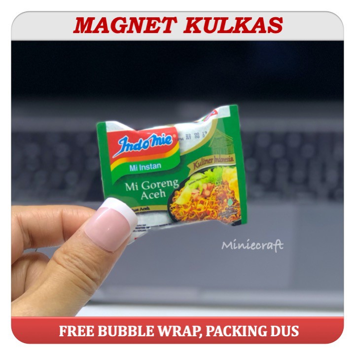 Jual MAGNET TEMPELAN KULKAS MINIATUR PRODUK INDOMIE MIE INDONESIA ...