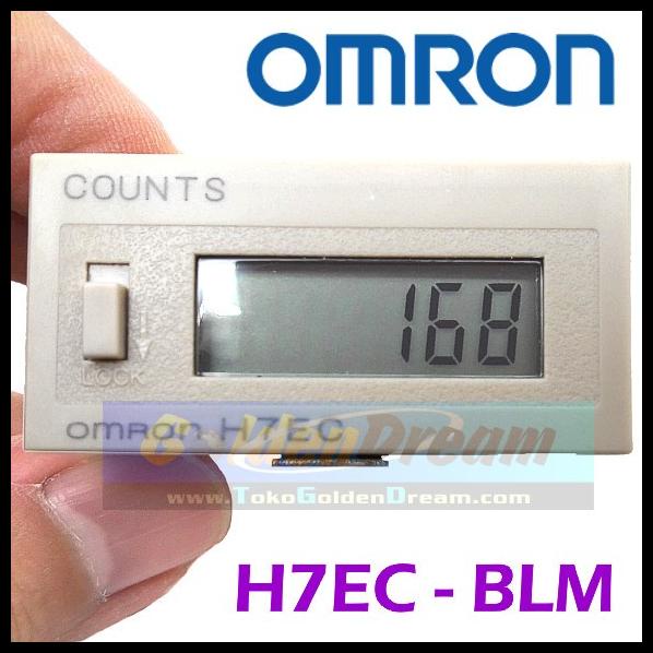 Jual Omron Digital Counter H7Ec-Blm Counts H7Ec Totalizer Alat Hitung ...