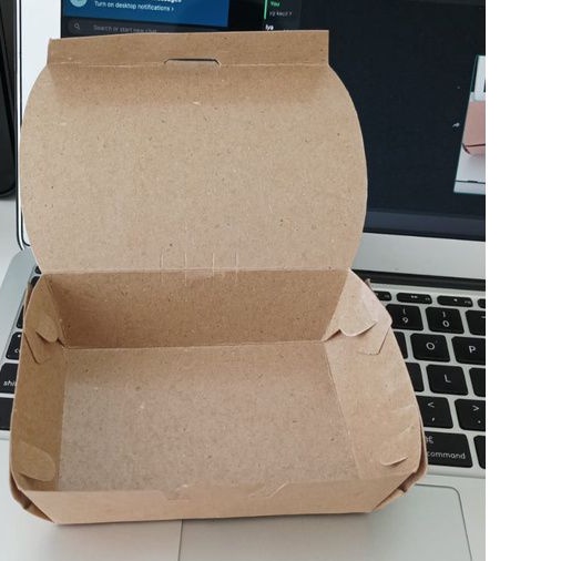 Jual LUNCH BOX SMALL KARTON KRAFT DUS KEMASAN KOTAK MAKANAN Size S uk ...