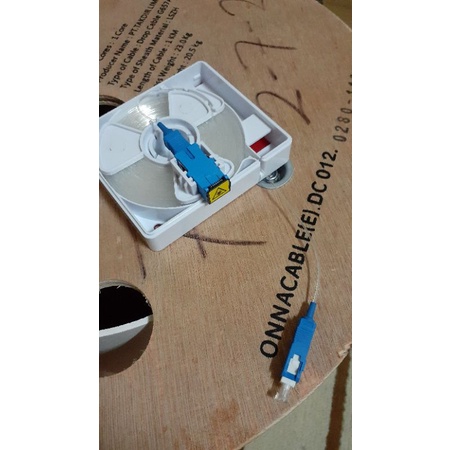 Jual Roset FO Fiber Optik SC / Kabel Indoor Transparan (50M) | Shopee ...