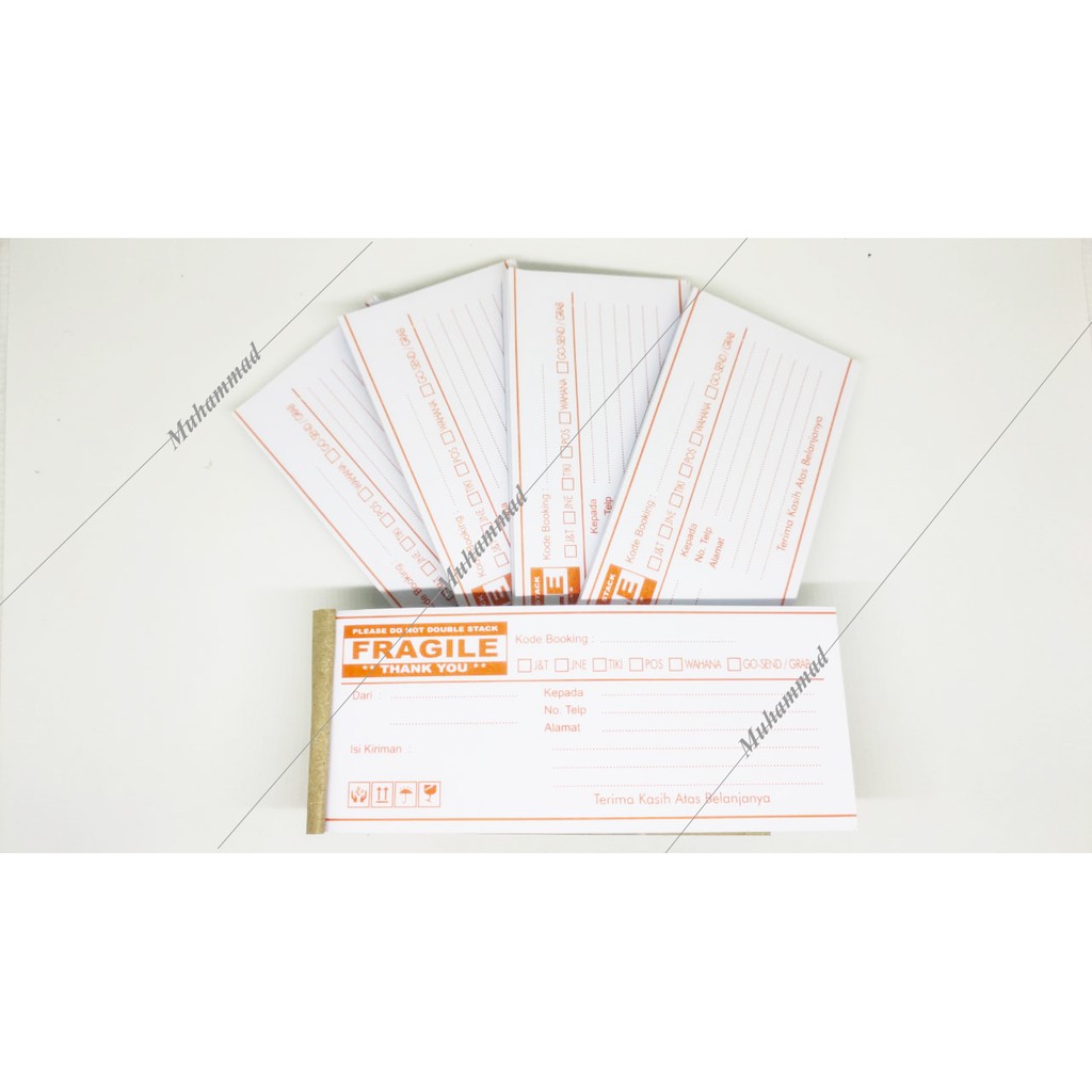 Jual Label Pengiriman Fragile Putih Kuning 100 Lembar | Shopee Indonesia