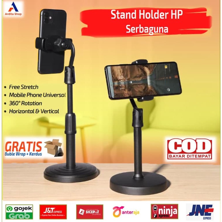 Jual Stand Holder HP Phone Holder HD-25 Stand Hp Standing Meja Dekstop ...