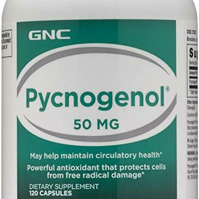 Jual GNC pycnogenol 50mg (120) asli | Shopee Indonesia