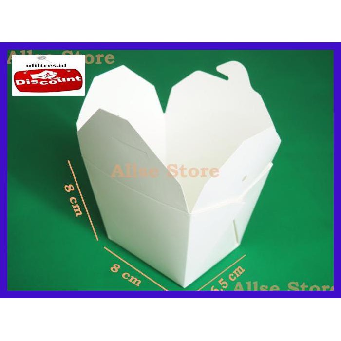 Jual Y88Rgw- Food Pail Paper Rice Box Kotak Nasi Kertas Box Bento ...