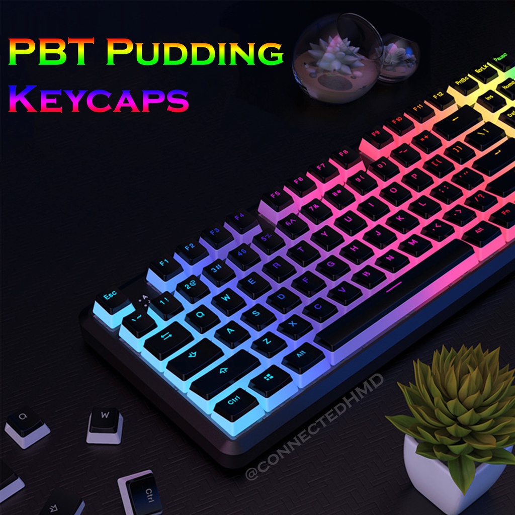 Jual PBT Pudding Keycaps for Mechanical Keyboard/ Pudding Keycaps ...