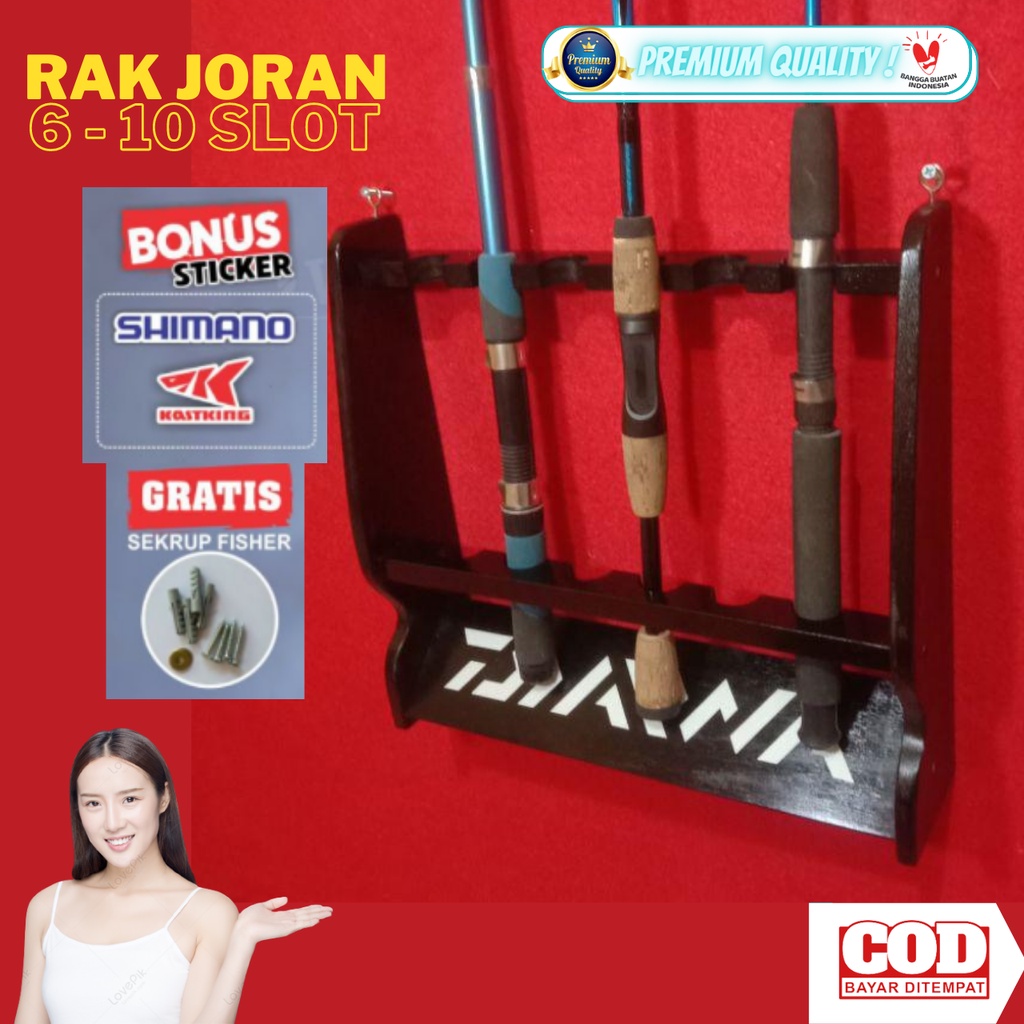 Jual Cagak joran pancing ROD RACK / RAK JORAN Tinggi 40cm lebar 38cm ...