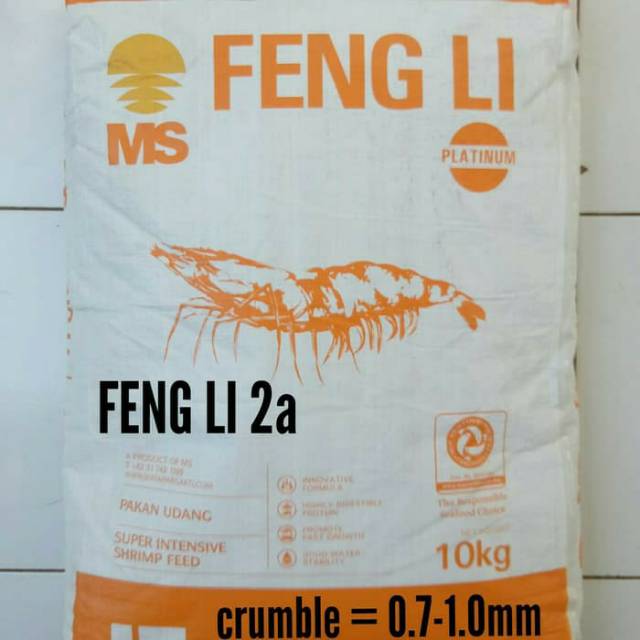 Jual Pakan udang FENG LI 2a lobster burayak ikan kemasan 1 KG fengli FL 2A | Shopee Indonesia