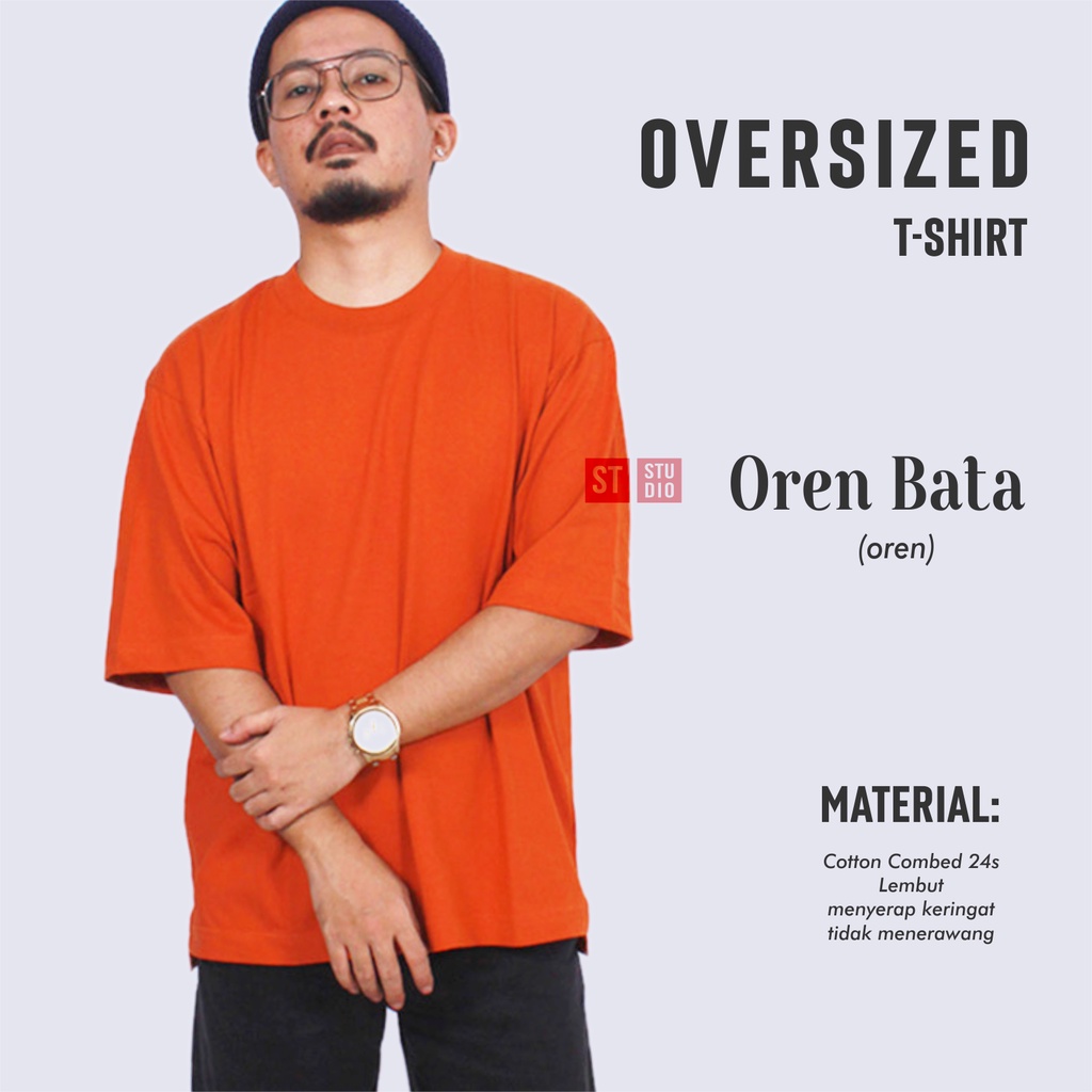Jual Oversized Tshirt Oren Bata | Shopee Indonesia