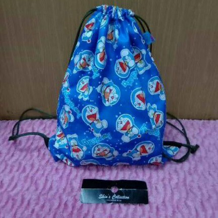 Jual Tas ransel serut doraemon lokal | Shopee Indonesia