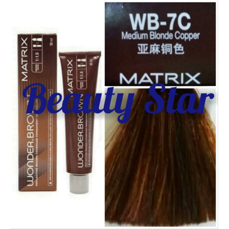 Jual MATRIX WONDER BROWN MEDIUM BLONDE COPPER / WB-7C | Shopee Indonesia